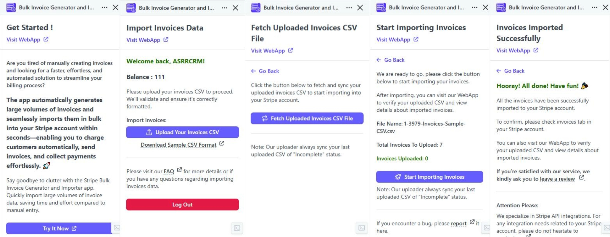 Stripe App Marketplace